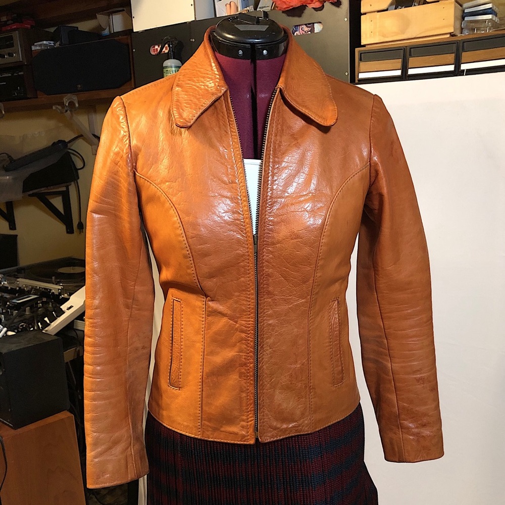 Glasswater Seattle Vintage Leather Jacket - Gem